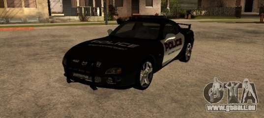 Mazda RX-7 Police pour GTA San Andreas