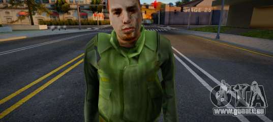 Conscript Beta skin from Half-Life 2 pour GTA San Andreas